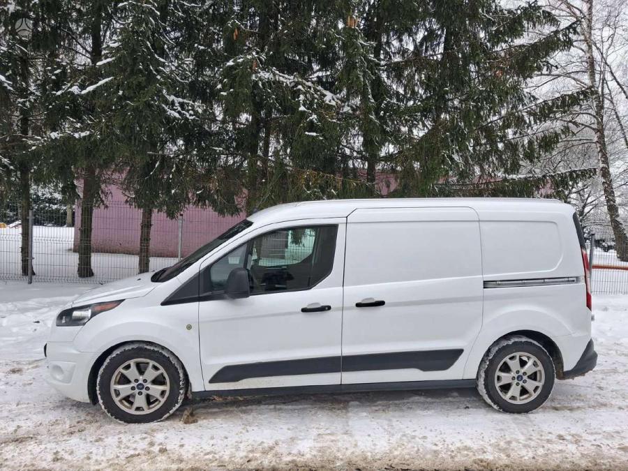 White Ford Transit Connect 2015 in Raseiniai, with an engine capacity of 1.50 L and mileage of 186 thousand km for 4400 €, photo 10 on AUTOMOTO.COM.LV