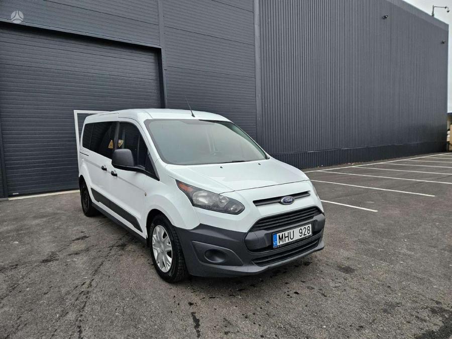 White Ford Transit Connect 2016 in Kaunas, with an engine capacity of 1.50 L and mileage of 204 thousand km for 4400 €, photo 1 on AUTOMOTO.COM.LV