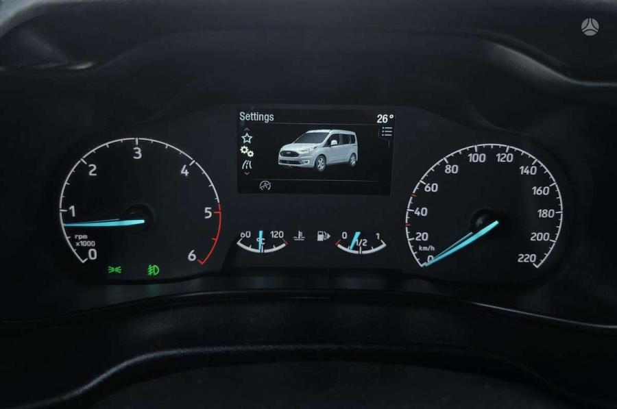 White Ford Transit Connect 2020 in Panevezys, with an engine capacity of 1.50 L and mileage of 202 thousand km for 7200 €, photo 23 on AUTOMOTO.COM.LV