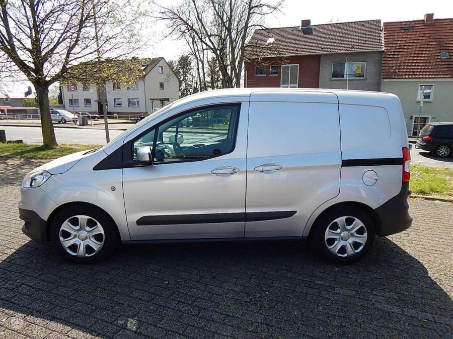Grey Ford transit-courier 2016 in Vilnius, with an engine capacity of 1.56 L and mileage of 113 thousand km for 4050 €, photo 16 on AUTOMOTO.COM.LV