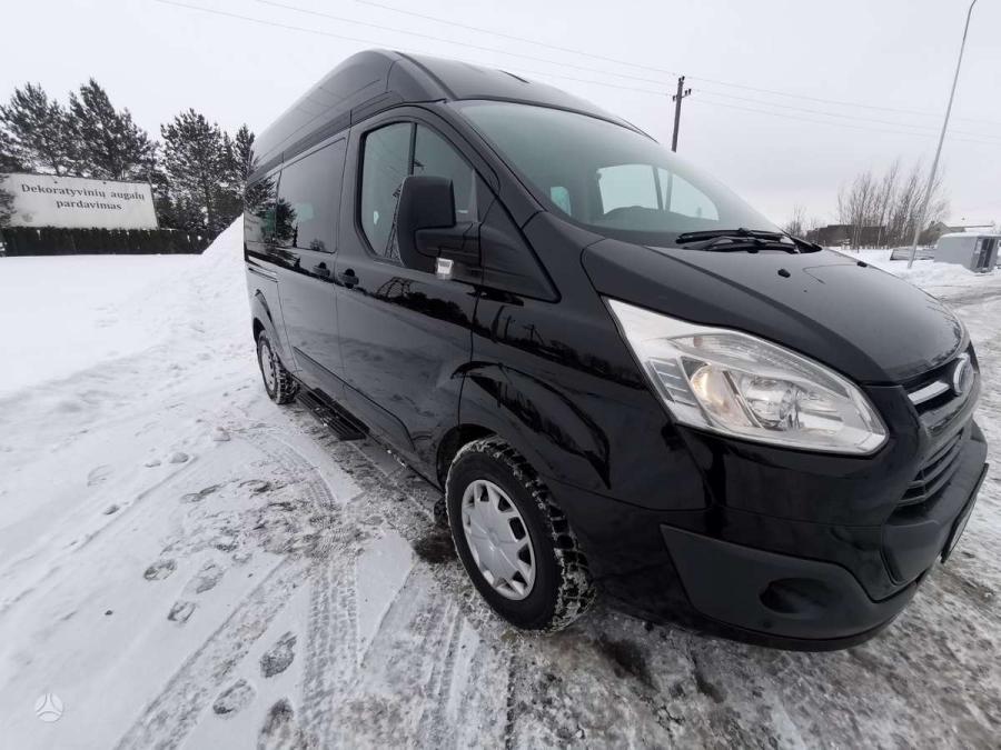 Melns Ford Transit Custom 2017 Mažeikiai, ar dzinēja tilpumu 2.00 L un nobraukumu 201 tūkst. km par 15250 €, foto 14 vietnē AUTOMOTO.COM.LV