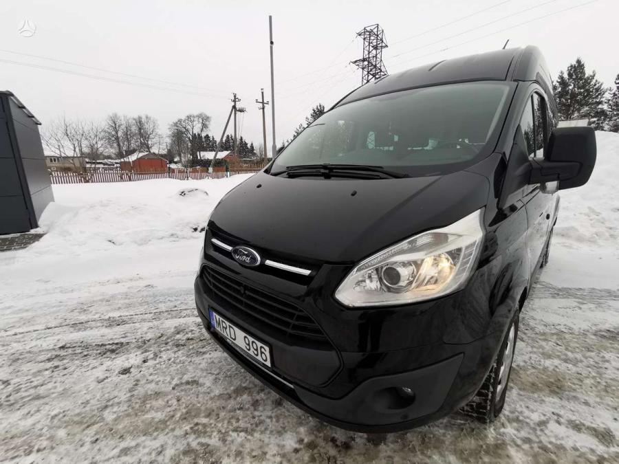 Melns Ford Transit Custom 2017 Mažeikiai, ar dzinēja tilpumu 2.00 L un nobraukumu 201 tūkst. km par 15250 €, foto 16 vietnē AUTOMOTO.COM.LV