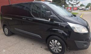 Melns Ford Transit Custom 2017 Marijampole, ar dzinēja tilpumu 2.00 L un nobraukumu 280 tūkst. km par 4550 €, foto  vietnē AUTOMOTO.COM.LV