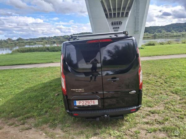 Black Ford Transit Custom 2019 in Jurbarkas, with an engine capacity of 2.00 L and mileage of 227 thousand km for 11200 €, photo 7 on AUTOMOTO.COM.LV