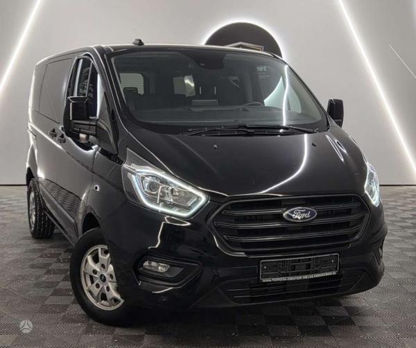 Black Ford Transit Custom 2021 in Marijampole, with an engine capacity of 2.00 L and mileage of 167 thousand km for 17450 €, photo 1 on AUTOMOTO.COM.LV