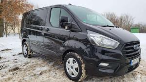 Black Ford Transit Custom 2021 in Jonava, with an engine capacity of 2.00 L and mileage of 252 thousand km for 14800 €, photo  on AUTOMOTO.COM.LV