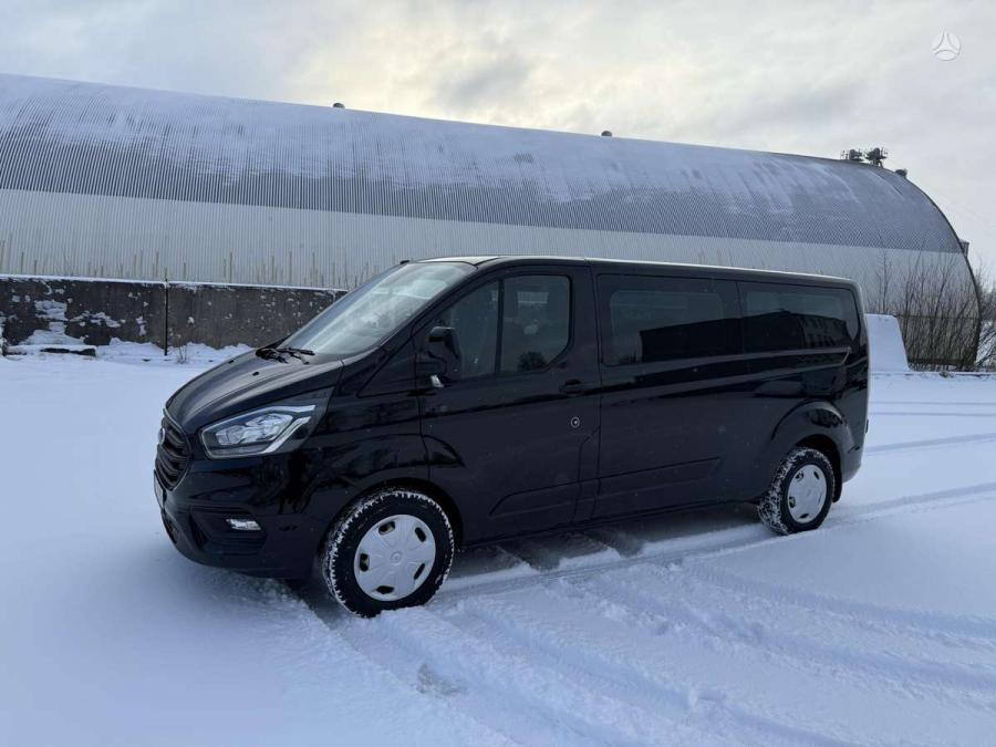 Black Ford Transit Custom 2019 in Kupiskis, with an engine capacity of 2.00 L and mileage of 182 thousand km for 15700 €, photo 4 on AUTOMOTO.COM.LV