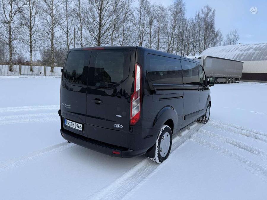 Black Ford Transit Custom 2019 in Kupiskis, with an engine capacity of 2.00 L and mileage of 182 thousand km for 15700 €, photo 9 on AUTOMOTO.COM.LV