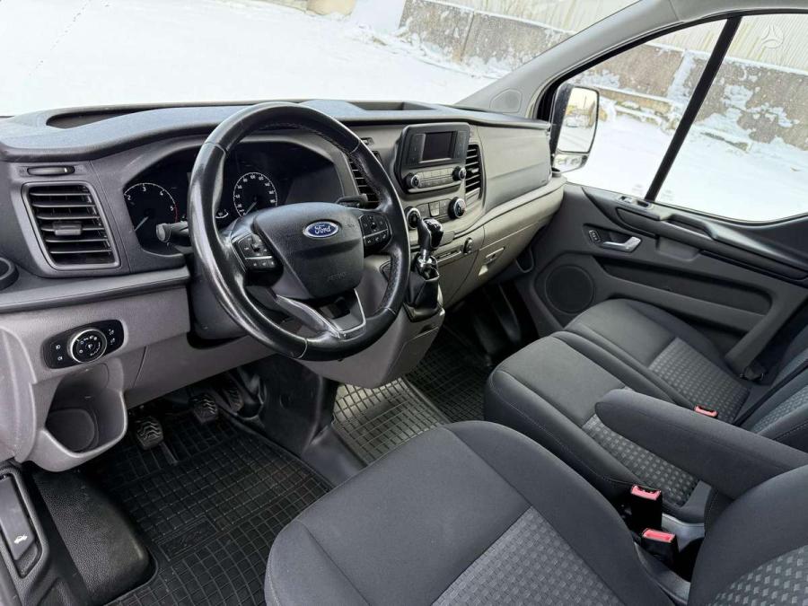 Black Ford Transit Custom 2019 in Kupiskis, with an engine capacity of 2.00 L and mileage of 182 thousand km for 15700 €, photo 16 on AUTOMOTO.COM.LV