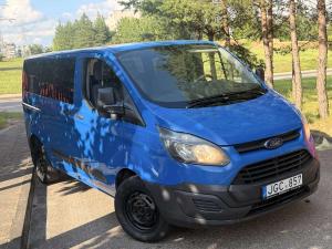 Blue Ford Transit Custom 2013 in Vilnius, with an engine capacity of 2.20 L and mileage of 327 thousand km for 8500 €, photo 3 on AUTOMOTO.COM.LV