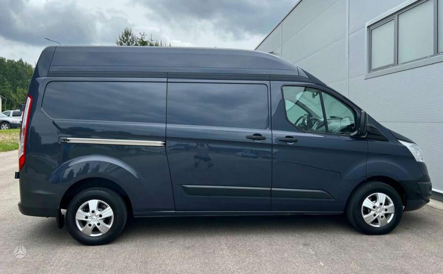 Blue Ford Transit Custom 2014 in Utena, with an engine capacity of 2.20 L and mileage of 249 thousand km for 8250 €, photo 14 on AUTOMOTO.COM.LV