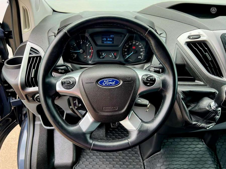 Blue Ford Transit Custom 2014 in Utena, with an engine capacity of 2.20 L and mileage of 249 thousand km for 8250 €, photo 35 on AUTOMOTO.COM.LV