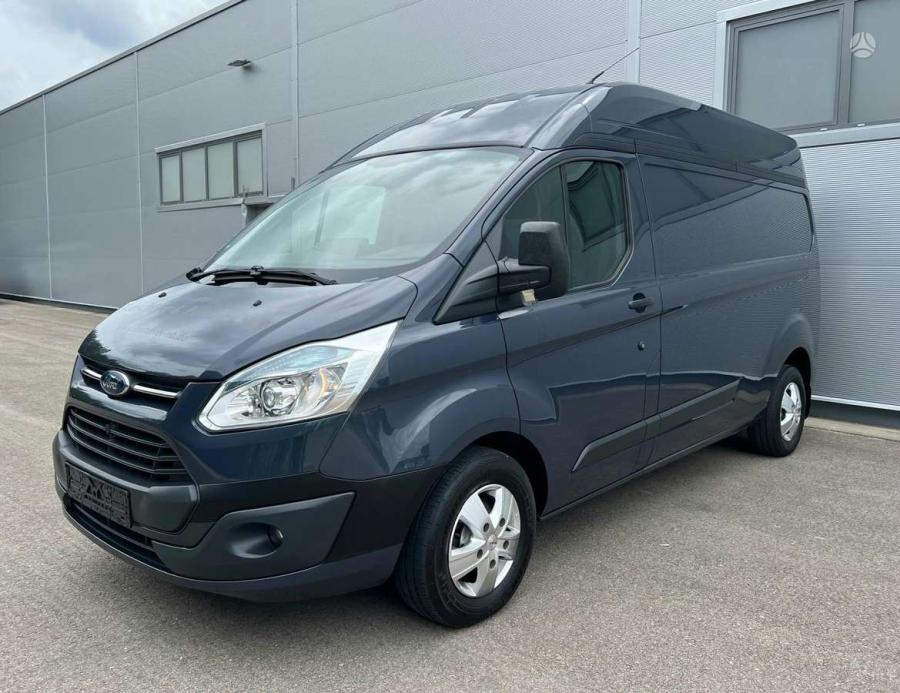 Blue Ford Transit Custom 2014 in Utena, with an engine capacity of 2.20 L and mileage of 249 thousand km for 8250 €, photo 38 on AUTOMOTO.COM.LV