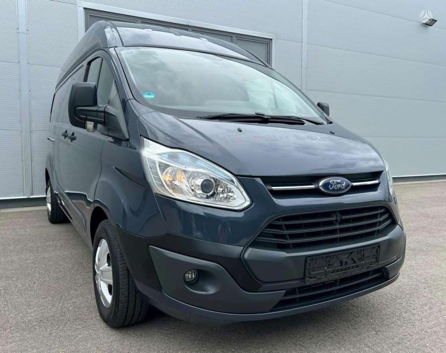 Blue Ford Transit Custom 2014 in Utena, with an engine capacity of 2.20 L and mileage of 249 thousand km for 8250 €, photo 39 on AUTOMOTO.COM.LV