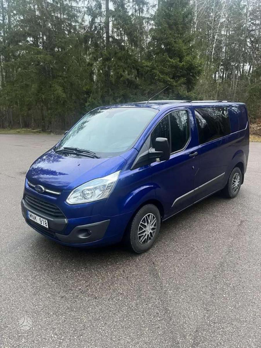 Zils Ford Transit Custom 2015 Alīta, ar dzinēja tilpumu 2.20 L un nobraukumu 263 tūkst. km par 6500 €, foto 1 vietnē AUTOMOTO.COM.LV