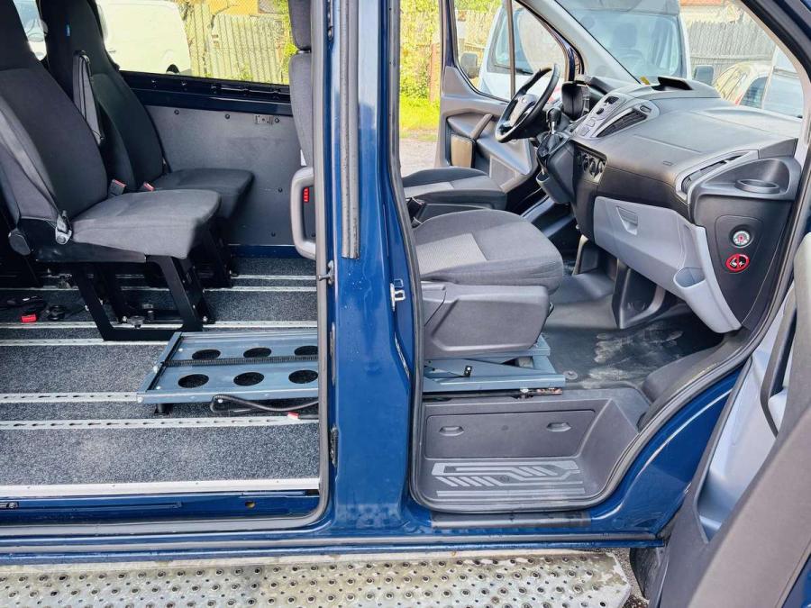 Zils Ford Transit Custom 2016 Tauragė, ar dzinēja tilpumu 2.00 L un nobraukumu 178 tūkst. km par 7800 €, foto 8 vietnē AUTOMOTO.COM.LV