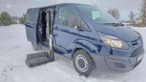 Zils Ford Transit Custom 2018 Klaipėda, ar dzinēja tilpumu 2.00 L un nobraukumu 176 tūkst. km par 9990 €, foto 3 vietnē AUTOMOTO.COM.LV