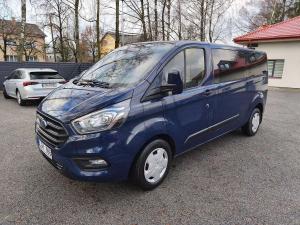 Blue Ford Transit Custom 2019 in Vilnius, with an engine capacity of 2.00 L and mileage of 217 thousand km for 14750 €, photo 2 on AUTOMOTO.COM.LV