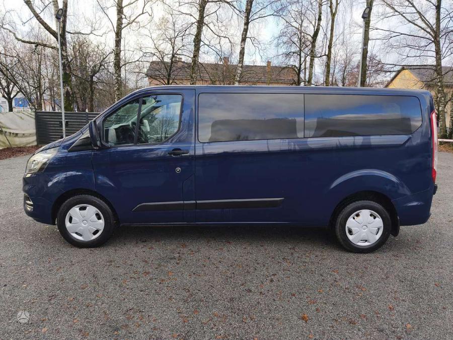 Blue Ford Transit Custom 2019 in Vilnius, with an engine capacity of 2.00 L and mileage of 217 thousand km for 14750 €, photo 8 on AUTOMOTO.COM.LV
