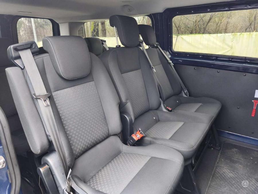 Blue Ford Transit Custom 2019 in Vilnius, with an engine capacity of 2.00 L and mileage of 217 thousand km for 14750 €, photo 17 on AUTOMOTO.COM.LV