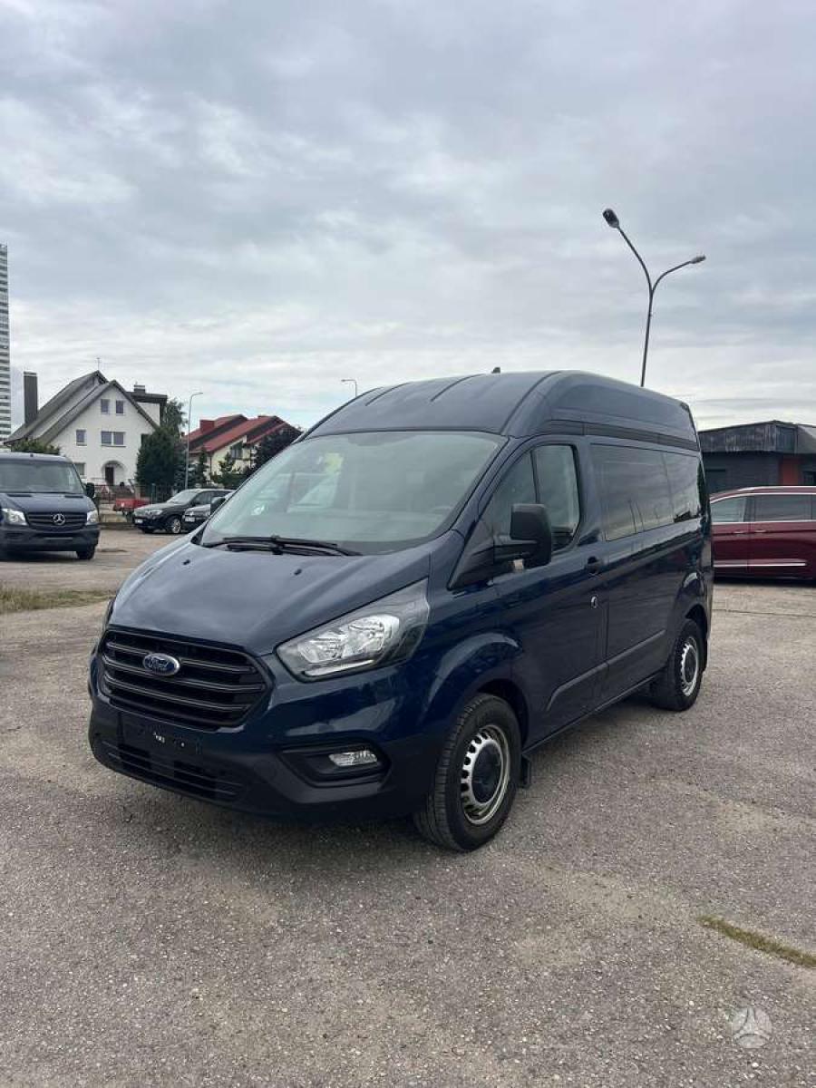 Синий Форд Транзит Кастом 2019 в Клайпеда, объемом двигателя 2.00 л и пробегом 120 тыс. км за 14900 €, фото 1 на AUTOMOTO.COM.LV