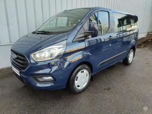 Blue Ford Transit Custom 2020 in Vilnius, with an engine capacity of 2.00 L and mileage of 58 thousand km for 20400 €, photo  on AUTOMOTO.COM.LV