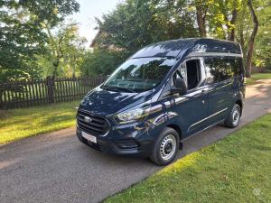 Blue Ford Transit Custom 2020 in Jurbarkas, with an engine capacity of 2.00 L and mileage of 119 thousand km for 14900 €, photo  on AUTOMOTO.COM.LV