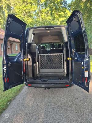 Blue Ford Transit Custom 2020 in Jurbarkas, with an engine capacity of 2.00 L and mileage of 119 thousand km for 14900 €, photo 10 on AUTOMOTO.COM.LV