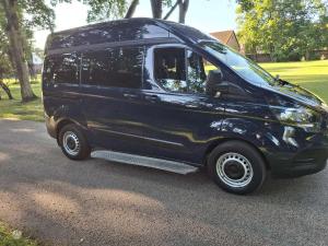 Blue Ford Transit Custom 2020 in Jurbarkas, with an engine capacity of 2.00 L and mileage of 119 thousand km for 14900 €, photo 14 on AUTOMOTO.COM.LV