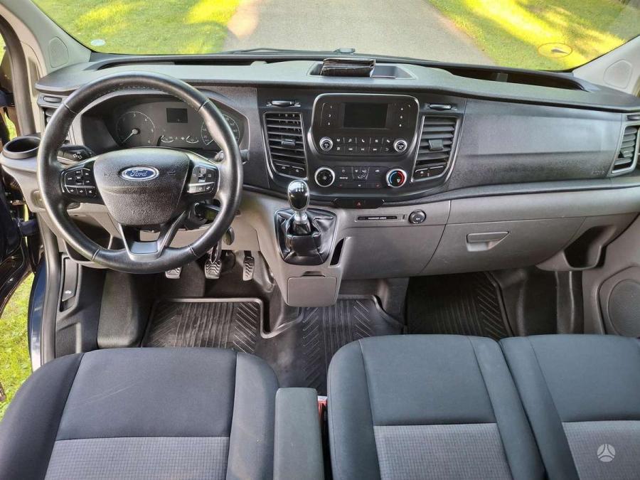 Blue Ford Transit Custom 2020 in Jurbarkas, with an engine capacity of 2.00 L and mileage of 119 thousand km for 14900 €, photo 22 on AUTOMOTO.COM.LV