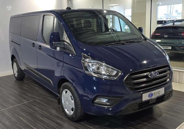 Blue Ford Transit Custom 2023 in Siauliai, with an engine capacity of 2.00 L and mileage of 67 thousand km for 25000 €, photo 1 on AUTOMOTO.COM.LV