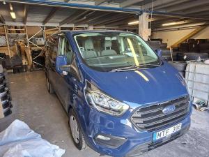 Blue Ford Transit Custom 2023 in Klaipeda, with an engine capacity of 2.00 L and mileage of 102 thousand km for 21780 €, photo  on AUTOMOTO.COM.LV
