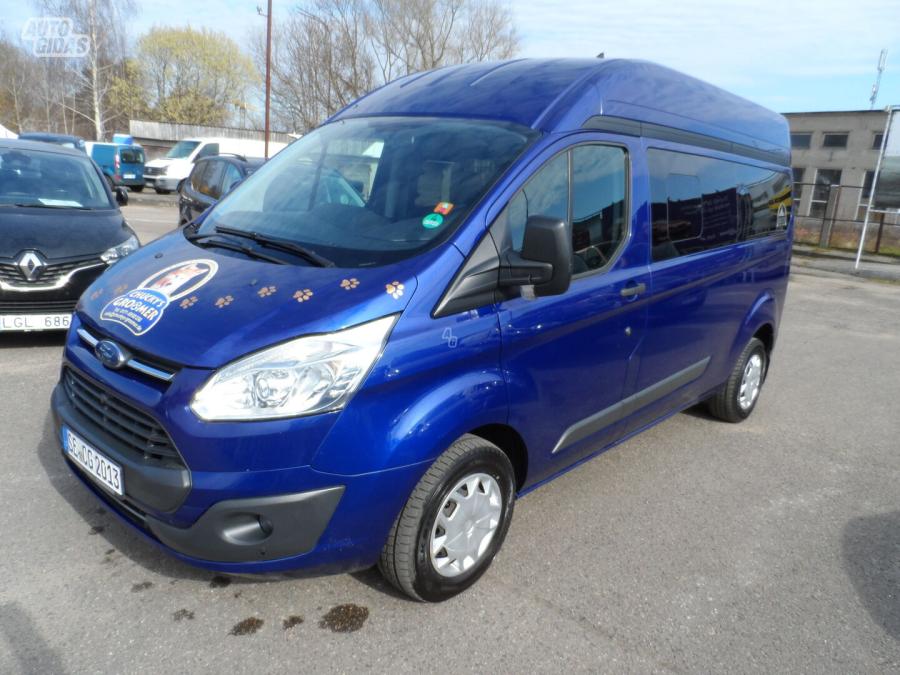 Zils Ford Transit Custom 2017 Klaipėda, ar dzinēja tilpumu 2.00 L un nobraukumu 186 tūkst. km par 12900 €, foto 1 vietnē AUTOMOTO.COM.LV