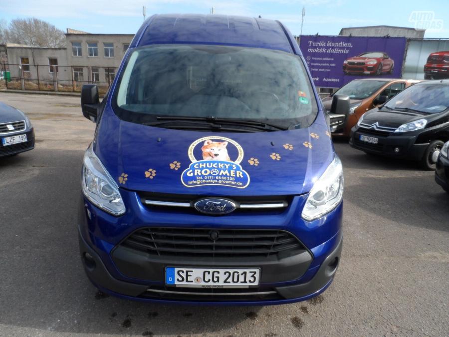 Zils Ford Transit Custom 2017 Klaipėda, ar dzinēja tilpumu 2.00 L un nobraukumu 186 tūkst. km par 12900 €, foto 3 vietnē AUTOMOTO.COM.LV