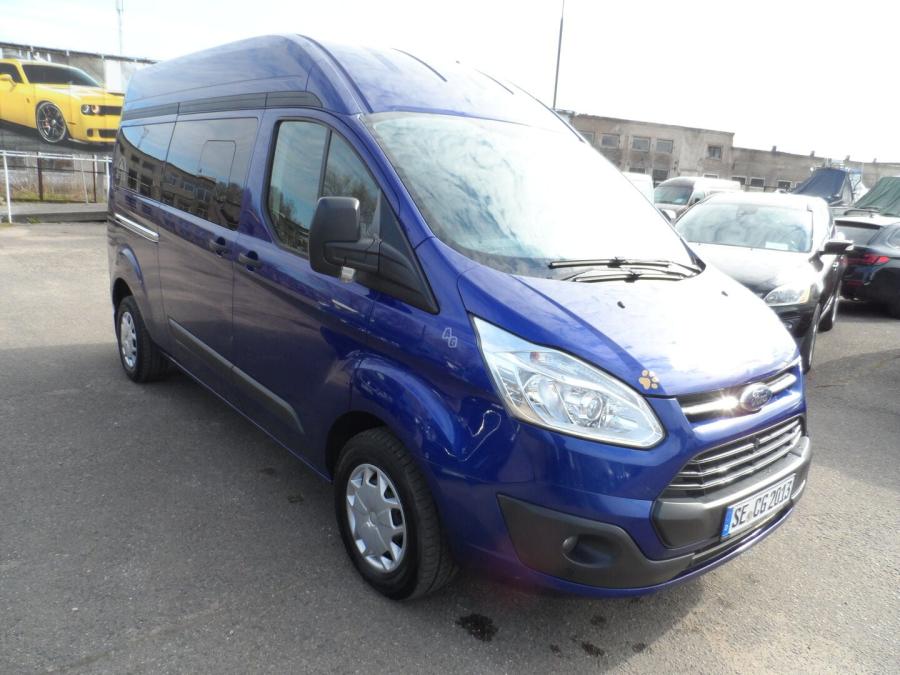 Zils Ford Transit Custom 2017 Klaipėda, ar dzinēja tilpumu 2.00 L un nobraukumu 186 tūkst. km par 12900 €, foto 4 vietnē AUTOMOTO.COM.LV