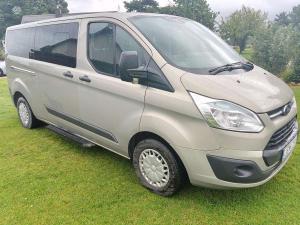 Brown Ford Transit Custom 2014 in Panevezys, with an engine capacity of 2.20 L and mileage of 402 thousand km for 10999 €, photo 5 on AUTOMOTO.COM.LV