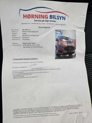 Brown Ford Transit Custom 2019 in Pakruojis, with an engine capacity of 2.00 L and mileage of 211 thousand km for 9500 €, photo 14 on AUTOMOTO.COM.LV