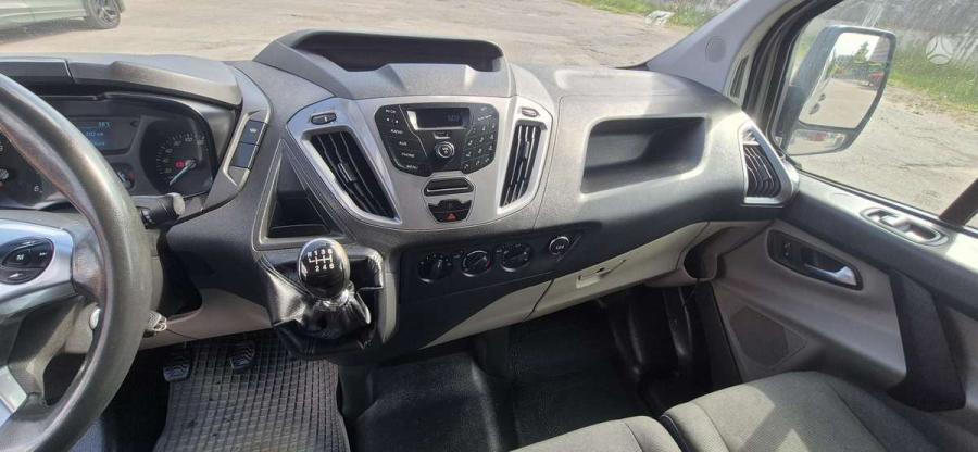 Pelēks Ford Transit Custom 2014 Raseiniai, ar dzinēja tilpumu 2.20 L un nobraukumu 215 tūkst. km par 8000 €, foto 10 vietnē AUTOMOTO.COM.LV