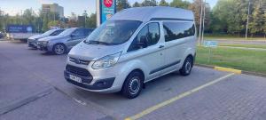 Pelēks Ford Transit Custom 2014 Viļņa, ar dzinēja tilpumu 2.20 L un nobraukumu 175 tūkst. km par 8299 €, foto  vietnē AUTOMOTO.COM.LV