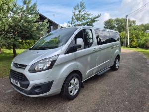Grey Ford Transit Custom 2015 in Silute, with an engine capacity of 2.20 L and mileage of 245 thousand km for 3850 €, photo 3 on AUTOMOTO.COM.LV