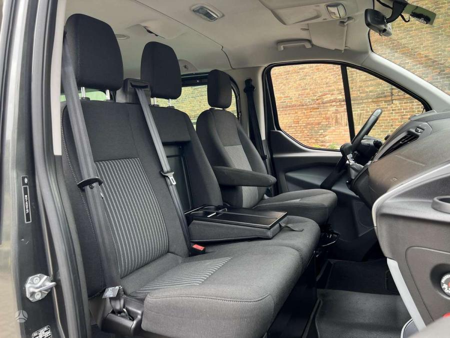 Grey Ford Transit Custom 2016 in Kedainiai, with an engine capacity of 2.20 L and mileage of 230 thousand km for 12800 €, photo 31 on AUTOMOTO.COM.LV