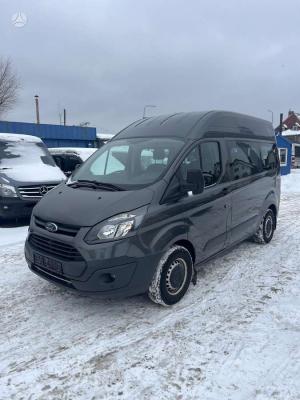 Grey Ford Transit Custom 2017 in Klaipeda, with an engine capacity of 2.00 L and mileage of 197 thousand km for 10900 €, photo  on AUTOMOTO.COM.LV