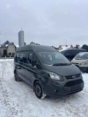 Grey Ford Transit Custom 2017 in Klaipeda, with an engine capacity of 2.00 L and mileage of 197 thousand km for 10900 €, photo 3 on AUTOMOTO.COM.LV