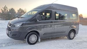 Grey Ford Transit Custom 2018 in Klaipeda, with an engine capacity of 2.00 L and mileage of 220 thousand km for 10890 €, photo 13 on AUTOMOTO.COM.LV