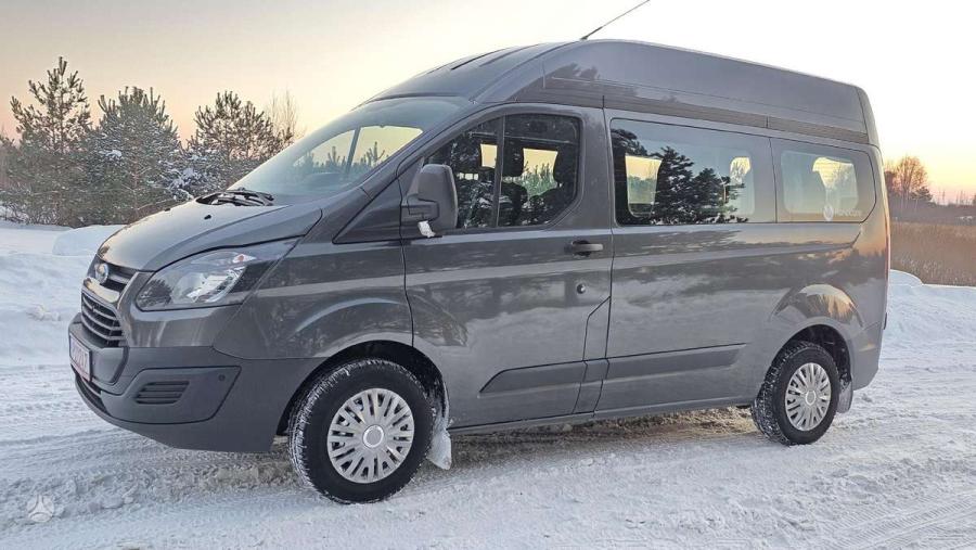 Grey Ford Transit Custom 2018 in Klaipeda, with an engine capacity of 2.00 L and mileage of 220 thousand km for 10890 €, photo 13 on AUTOMOTO.COM.LV
