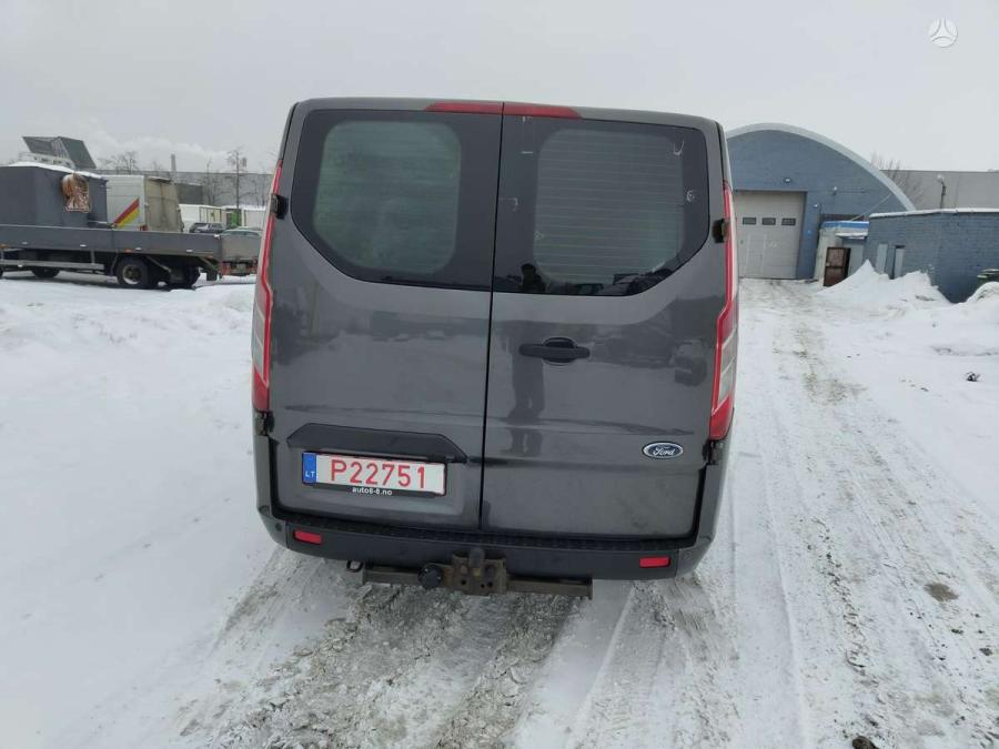 Grey Ford Transit Custom 2019 in Klaipeda, with an engine capacity of 2.00 L and mileage of 256 thousand km for 9700 €, photo 6 on AUTOMOTO.COM.LV