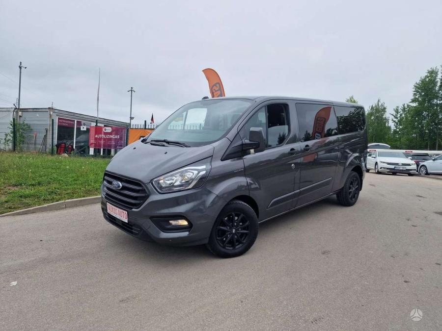 Grey Ford Transit Custom 2020 in Kaunas, with an engine capacity of 2.00 L and mileage of 240 thousand km for 17250 €, photo 1 on AUTOMOTO.COM.LV