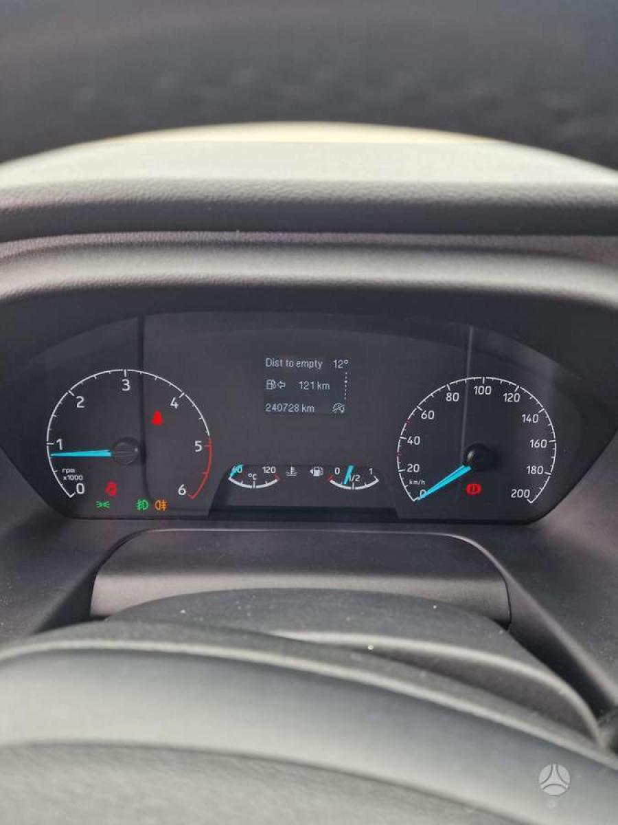 Grey Ford Transit Custom 2020 in Kaunas, with an engine capacity of 2.00 L and mileage of 240 thousand km for 17250 €, photo 18 on AUTOMOTO.COM.LV