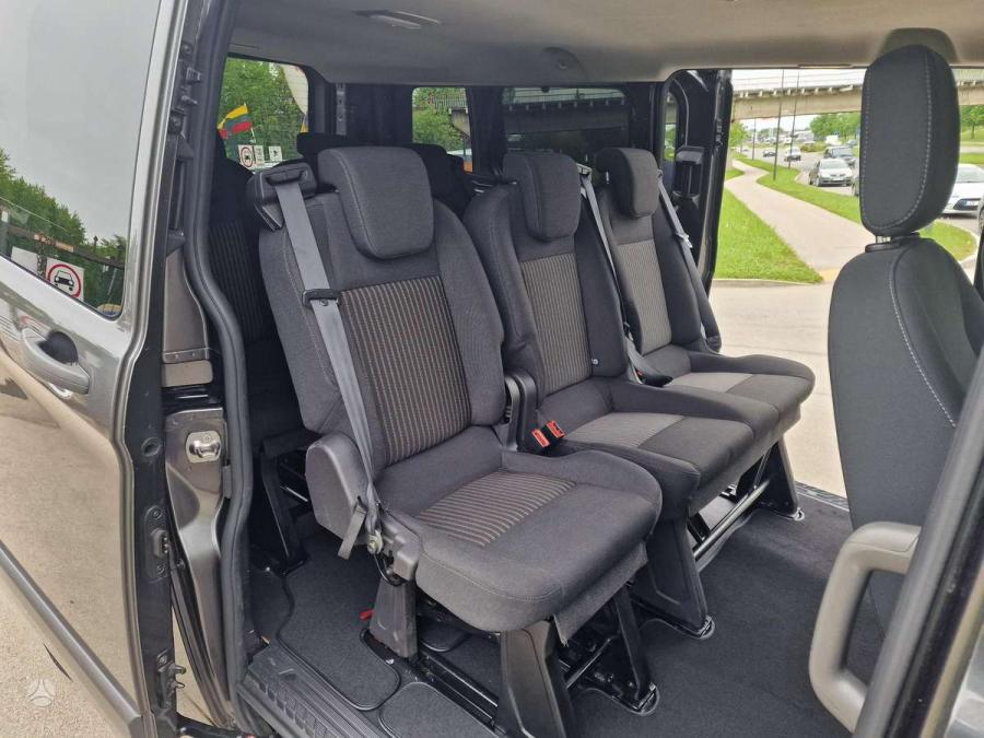 Grey Ford Transit Custom 2020 in Kaunas, with an engine capacity of 2.00 L and mileage of 240 thousand km for 17250 €, photo 29 on AUTOMOTO.COM.LV
