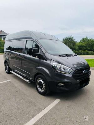 Pelēks Ford Transit Custom 2021 Tauragė, ar dzinēja tilpumu 2.00 L un nobraukumu 142 tūkst. km par 14800 €, foto  vietnē AUTOMOTO.COM.LV